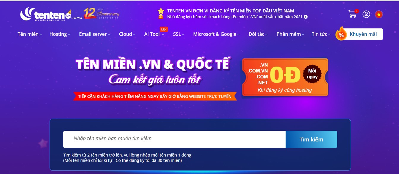 Tìm domain bằng cách nào? Hướng dẫn tìm tên miền trên Tenten.vnZ.com Cloud – Tốc Độ Cao Khởi Tạo ...